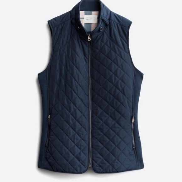 41 Hawthorn | Jackets & Coats | Nwt 4 Hawthorn Navy Quilted Vest Size M ...